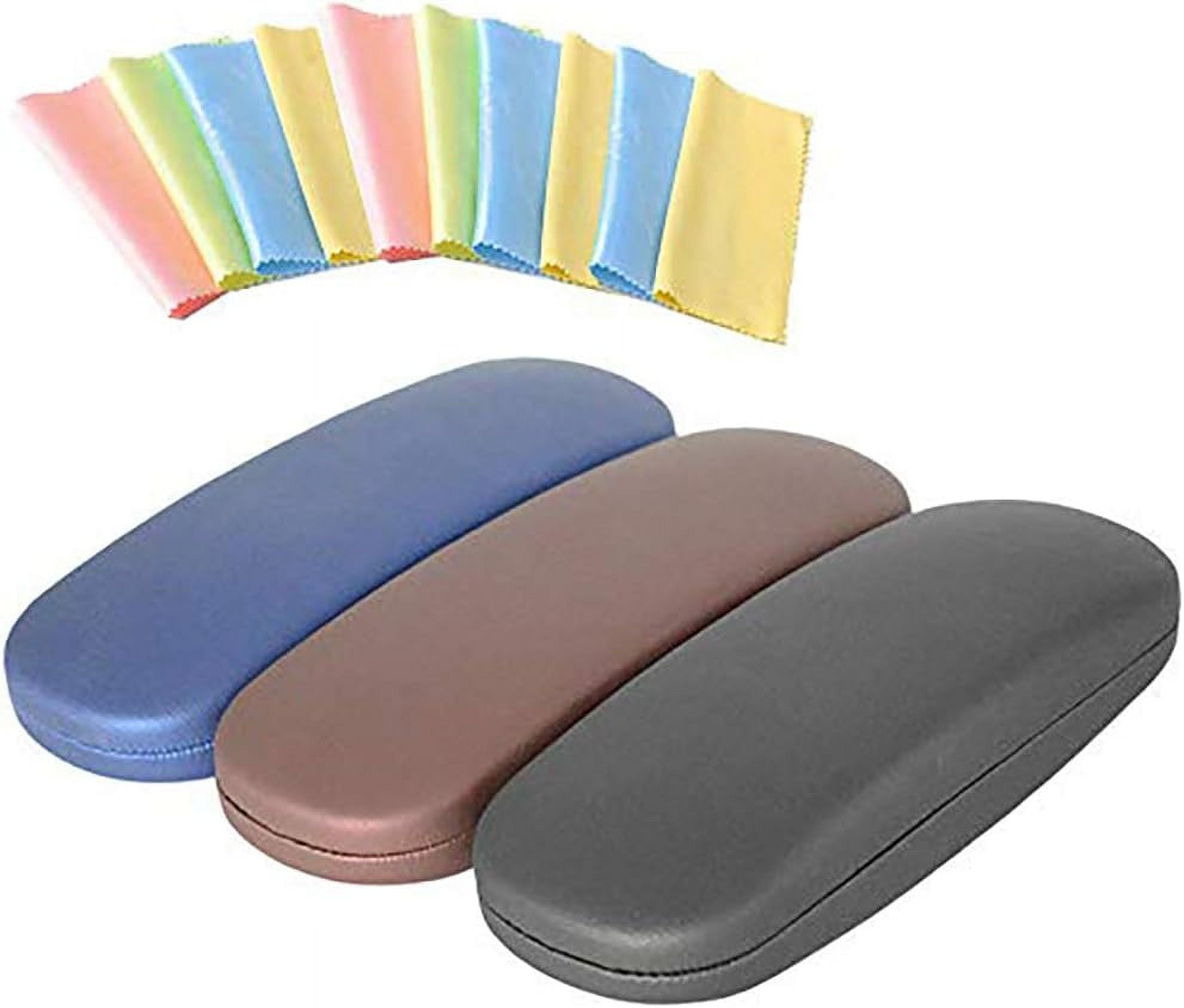 Hantier 3 Pcs Hard Shell Glasses Case Eyeglasses Sunglasses Protective ...