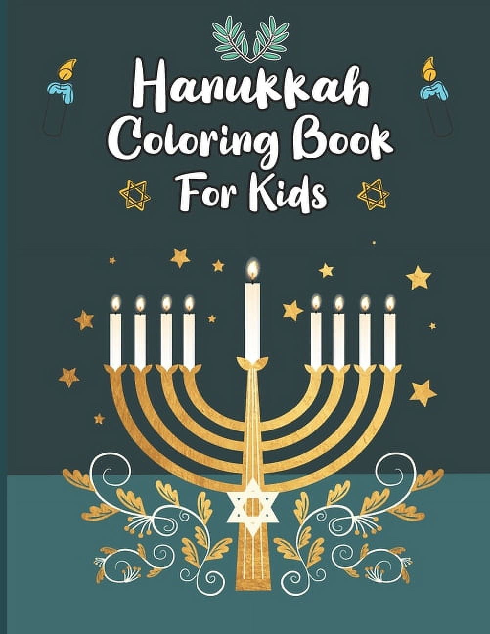 Hanukkah Coloring Book For Kids: Hanukkah Coloring Book For Kids And ...