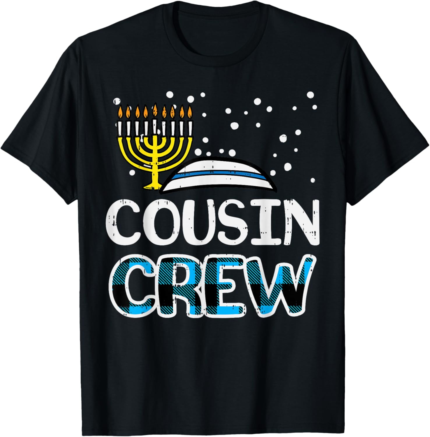 Hanukkah Cousin Crew Chanukah Family Match Boys Girls Kids T-Shirt ...