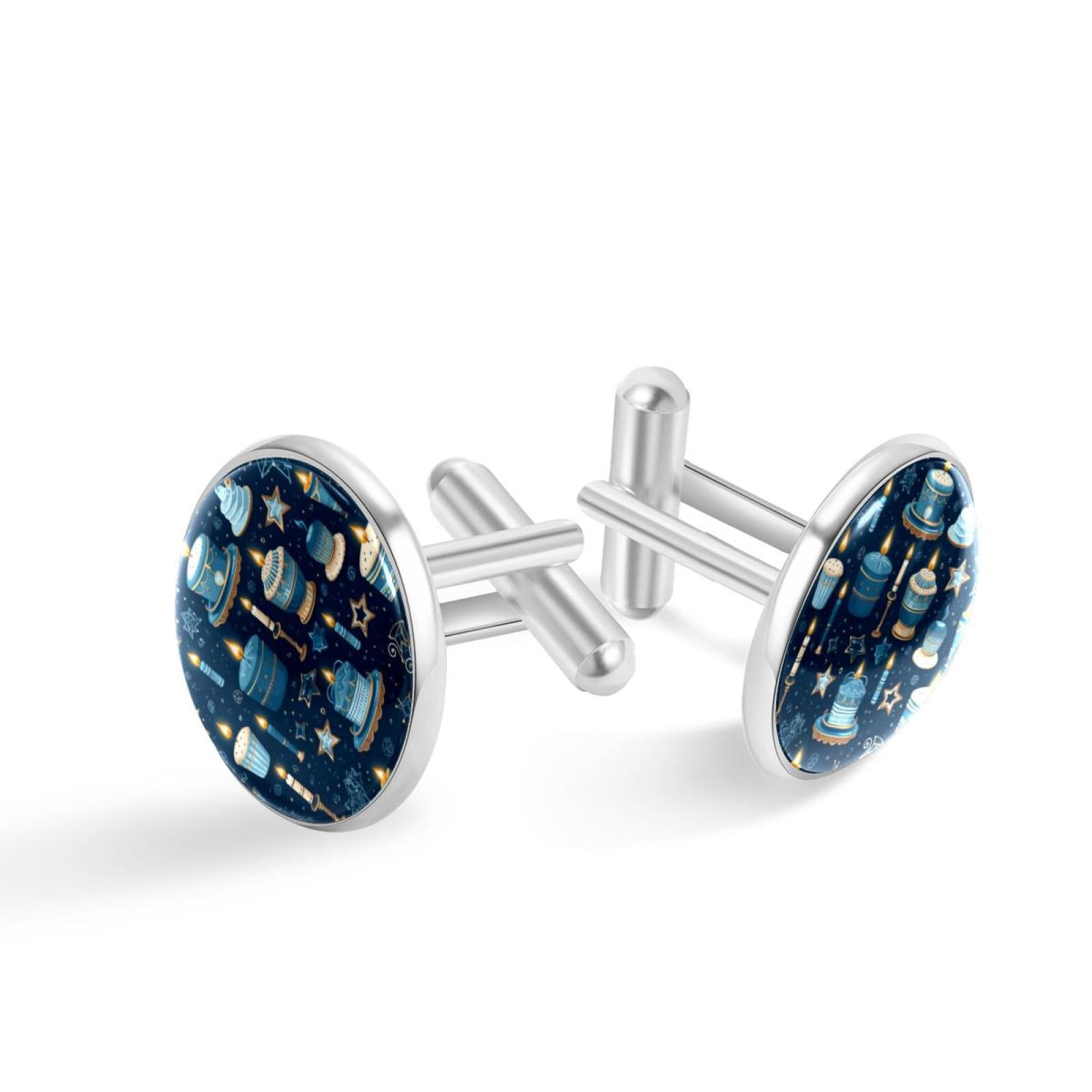 Hanukkah Elegant Mens Cufflinks Set for Formal Attire, Made of ...