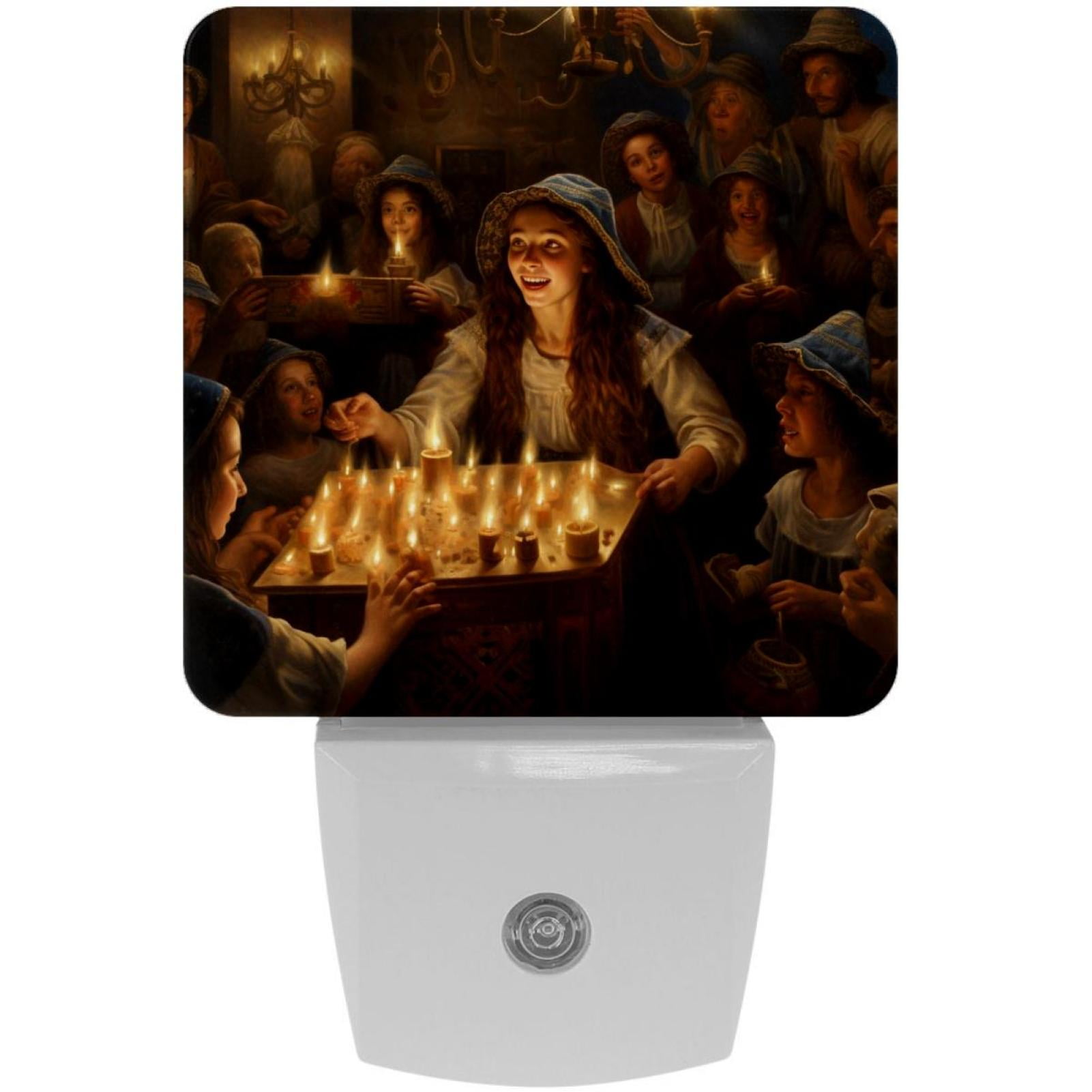 Hanukkah LED Square Night Light - Compact and Energy Efficient ...