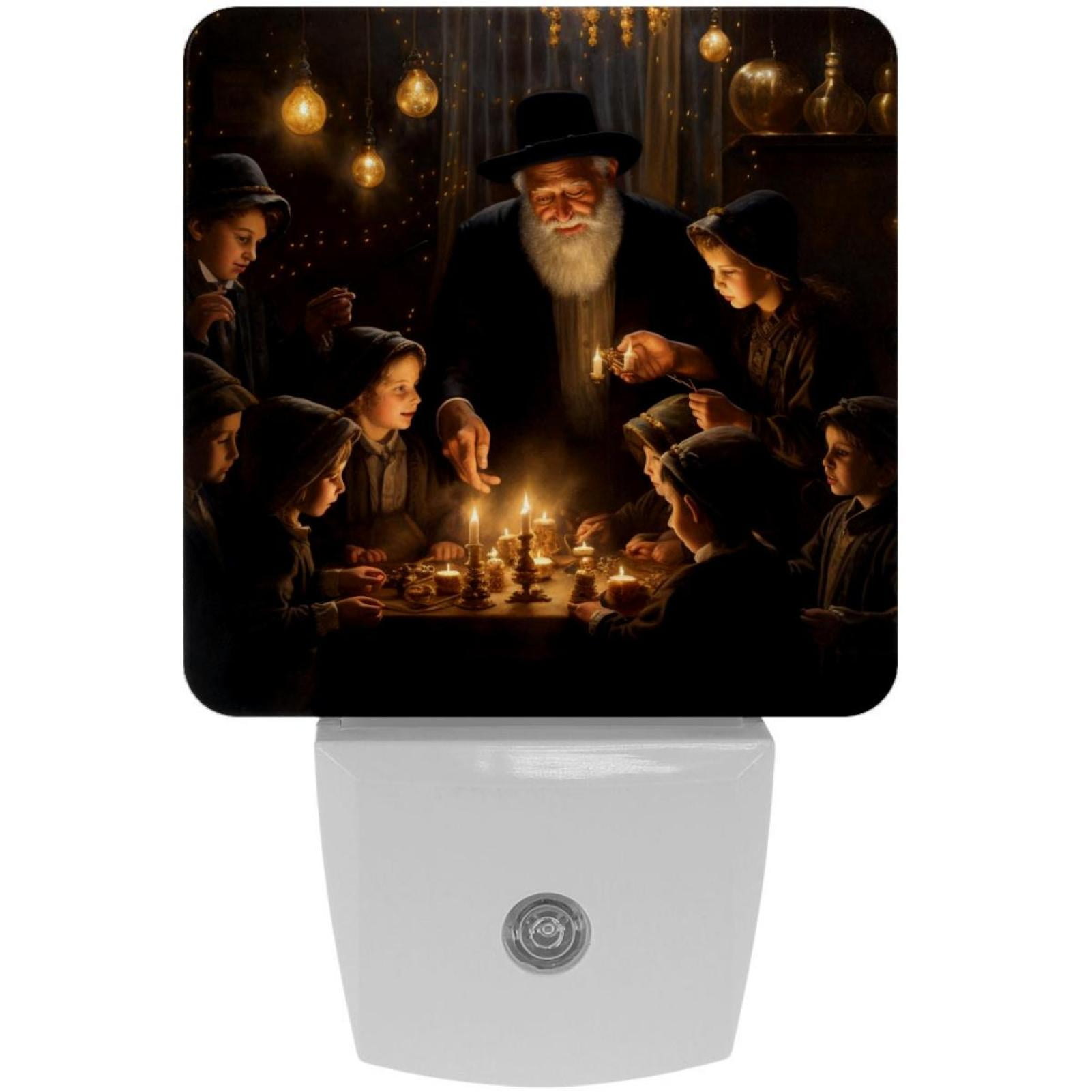 Hanukkah LED Square Night Lights - Compact and Multifunctional ...