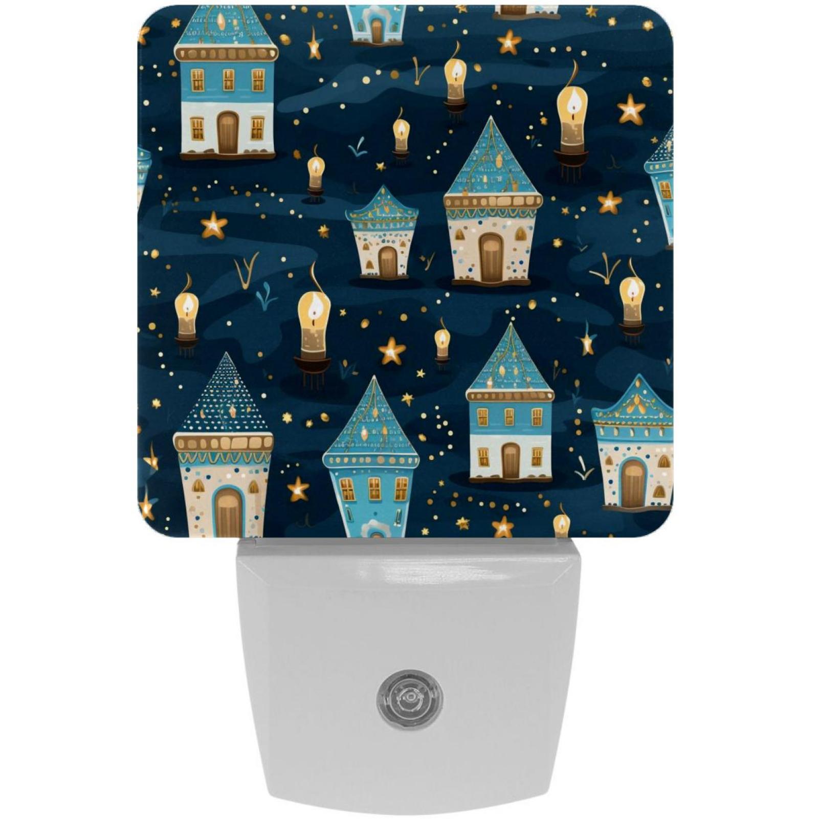 Hanukkah LED Square Night Lights - Elegant and Energy Efficient ...