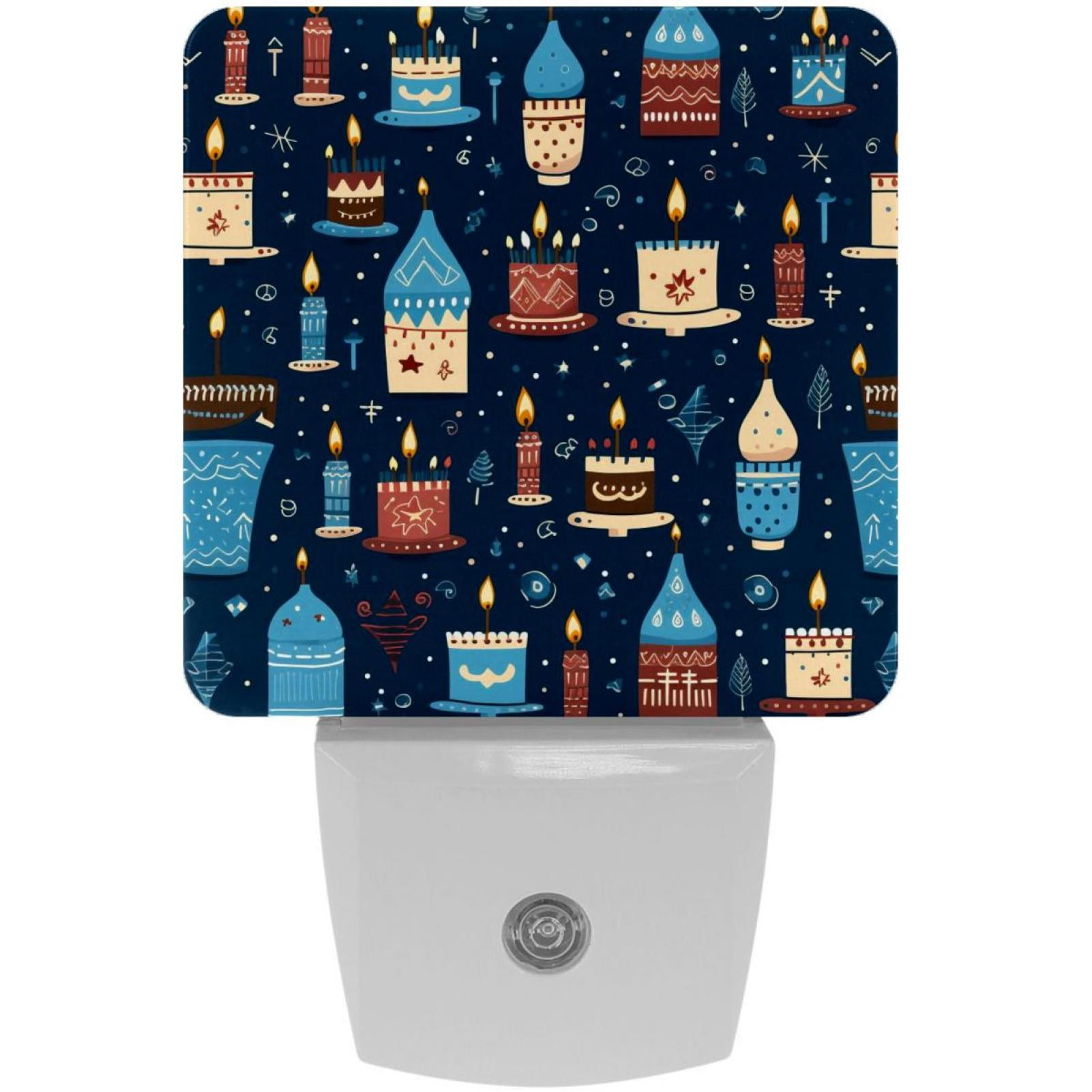 Hanukkah LED Square Night Lights - Energy Efficient and Sleek Design ...