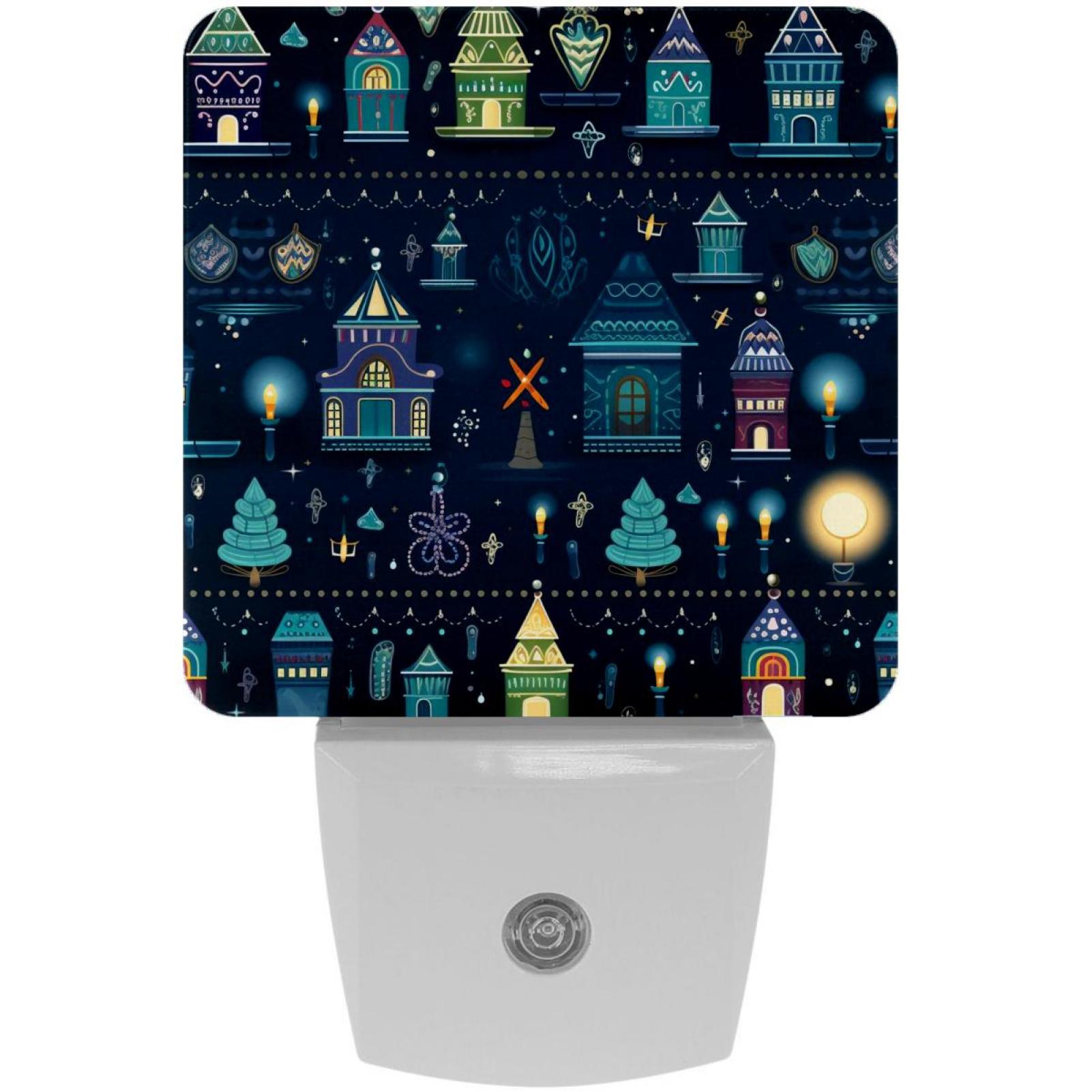 Hanukkah LED Square Night Lights - Modern Design, Energy Efficient ...