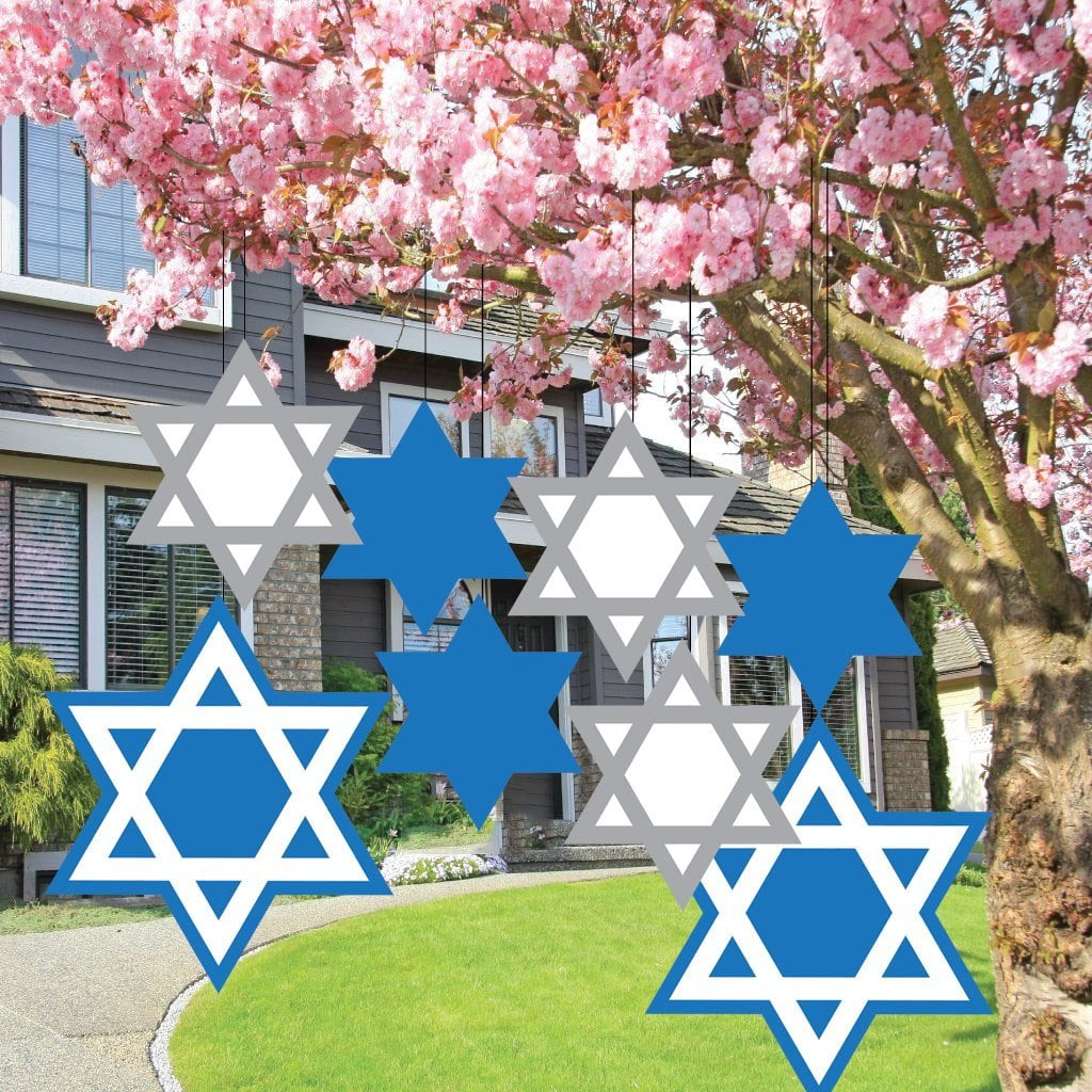 Hanukkah/Passover Hanging Decorations, Outdoor Decorations, Star of ...