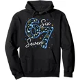 Hanukkah Six Seven Meme Humor Festive Wordplay Trendy Holiday Hoodie ...