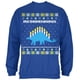 Hanukkah Ugly Sweater Menorasaurus Menorah Stegasaurus Mens Sweatshirt ...