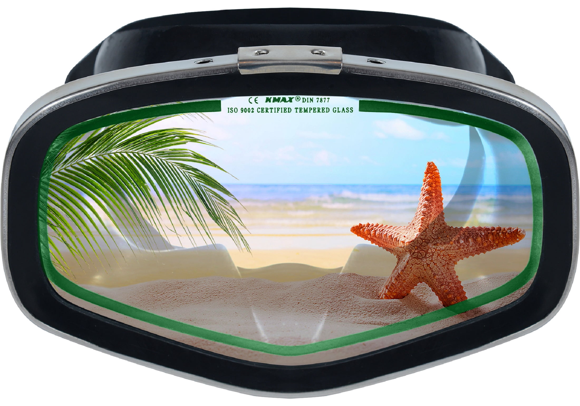 Hanway Adva Snorkel Mask – Tempered Glass Diving Goggles - Scuba Mask ...