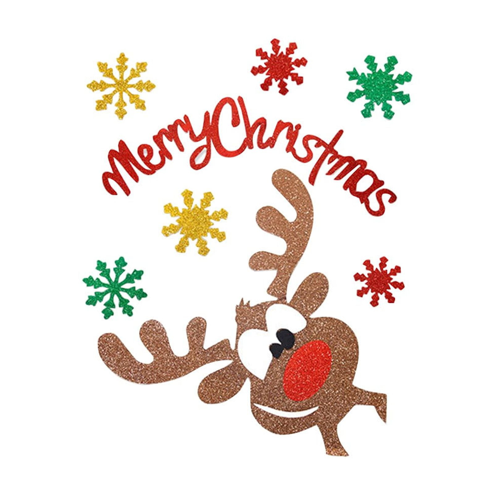 Hanwen Christmas Decoration,Christmas Window Clings Stickers for Wall,Door,Glass,Refrigerator ...