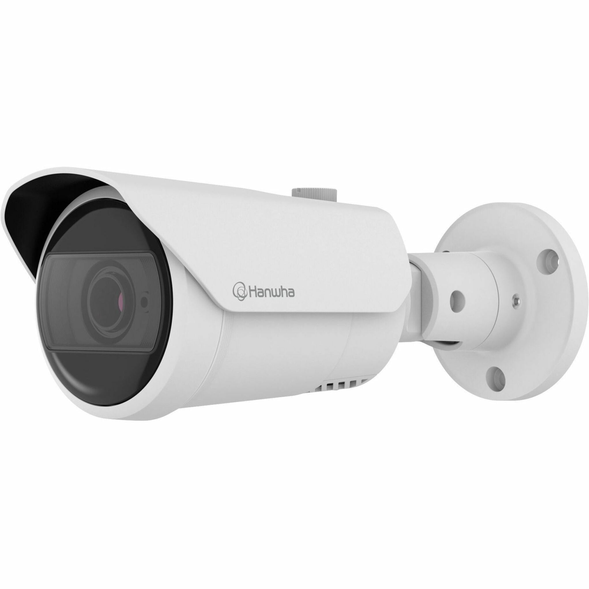 Hanwha QNO-C9083R 8 Megapixel 4K Network Camera, Color, Bullet, White ...