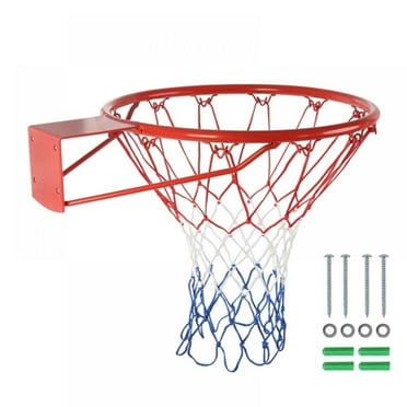 15/18 Inch Basketball Rim Replacement with Weatherproof Net, Steel ...