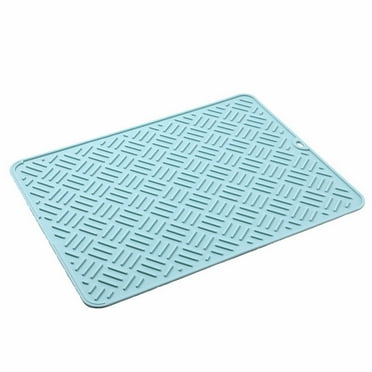 TSV 2pcs Dish Drying Mats, Absorbent Microfiber Dish Drainers for ...