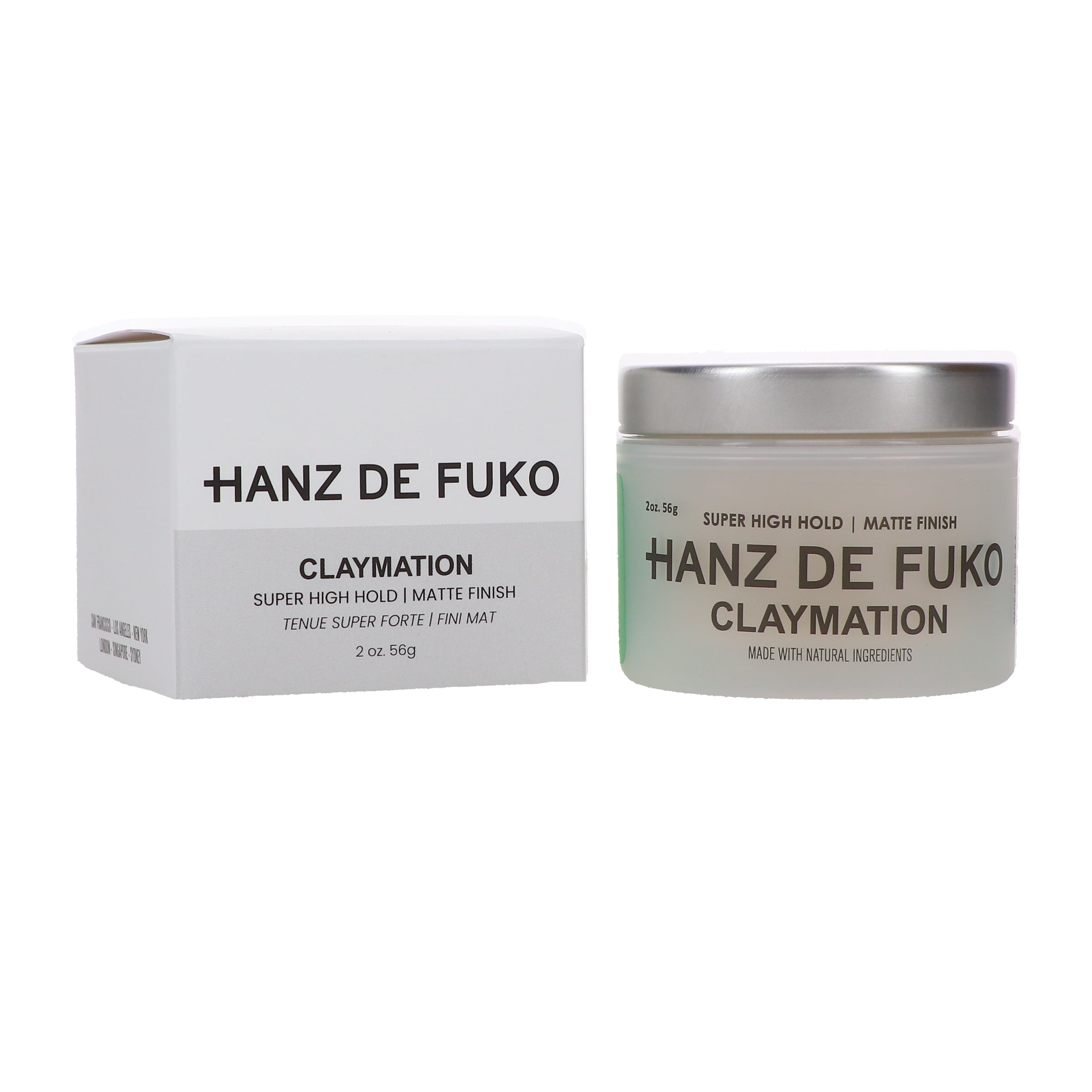 Hanz De Fuko Claymation Styling Clay-Wax Hybrid, 2 oz, Matte Finish ...