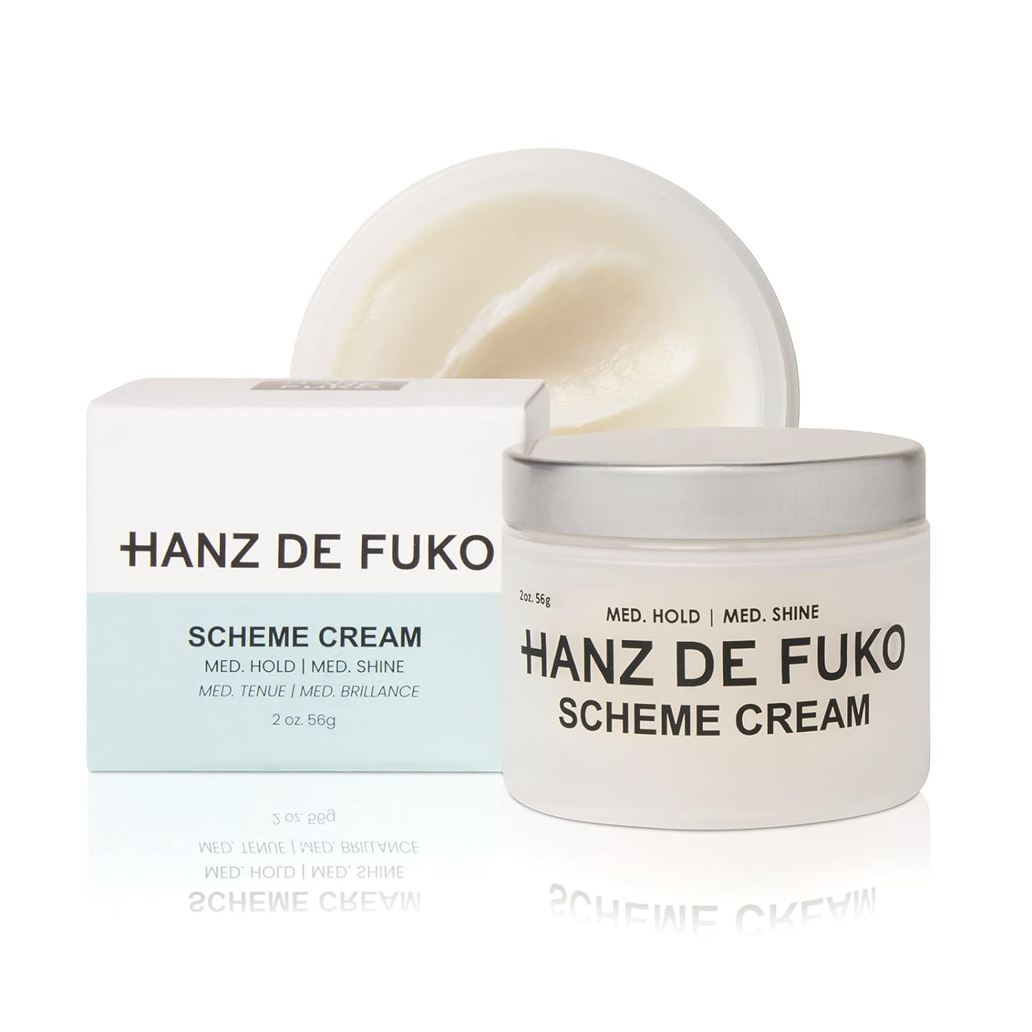 Hanz de Fuko Scheme OKA4 Cream - Premium Men’s Hair Cream for a Medium ...