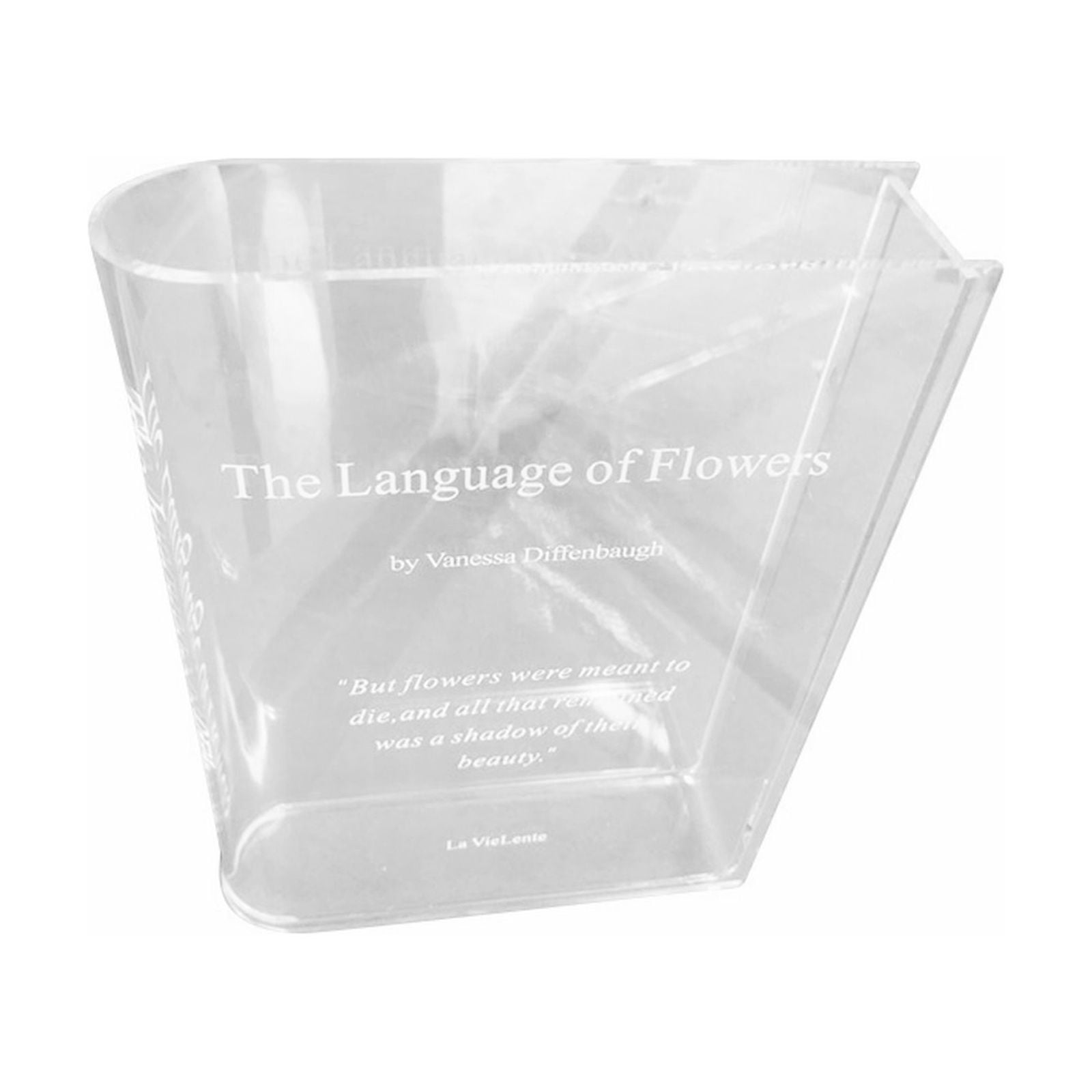 Hanzidakd Flower Pots Acrylic Book Vases Minimalist Living Room Flower ...