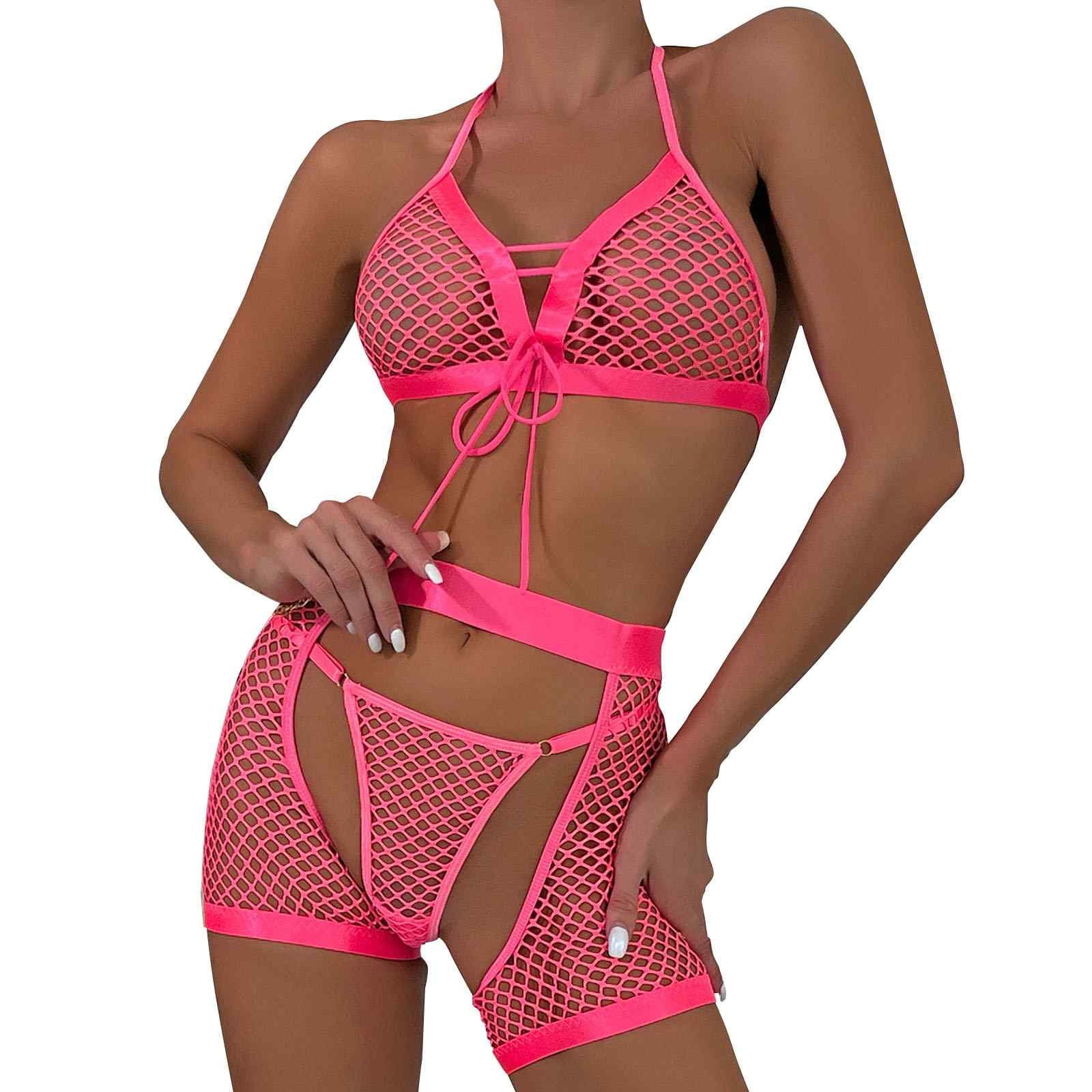 Hanzidakd Lace Bodysuit For Women Lingerie Sexy Lingerie Womens Mesh