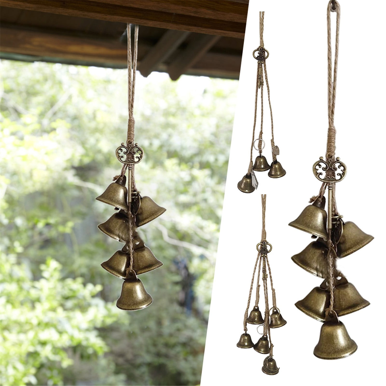 Hanzidakd Wind Chimes Clearance Witch Wind Chime Doorknob Bell String ...