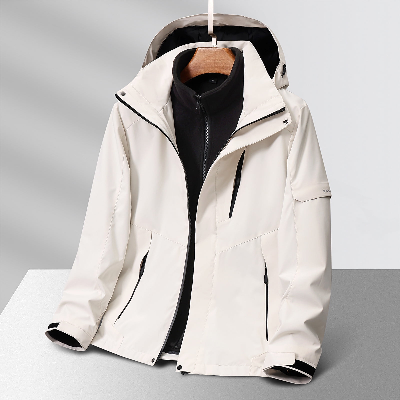 HaoXianJian Men's 3 in 1 Jacket Men's Water Proofing Jacket Outdoor ...