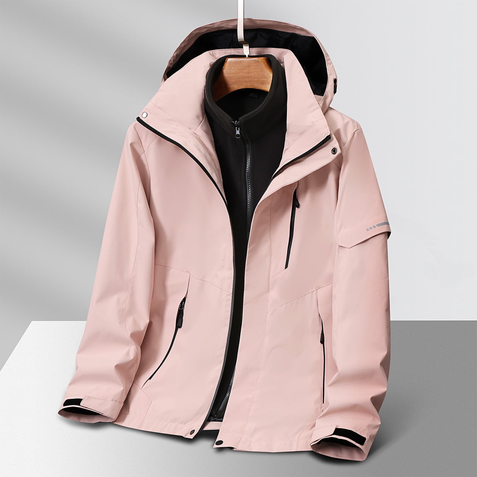 HaoXianJian Men's 3 in 1 Jacket Men's Water Proofing Jacket Outdoor ...
