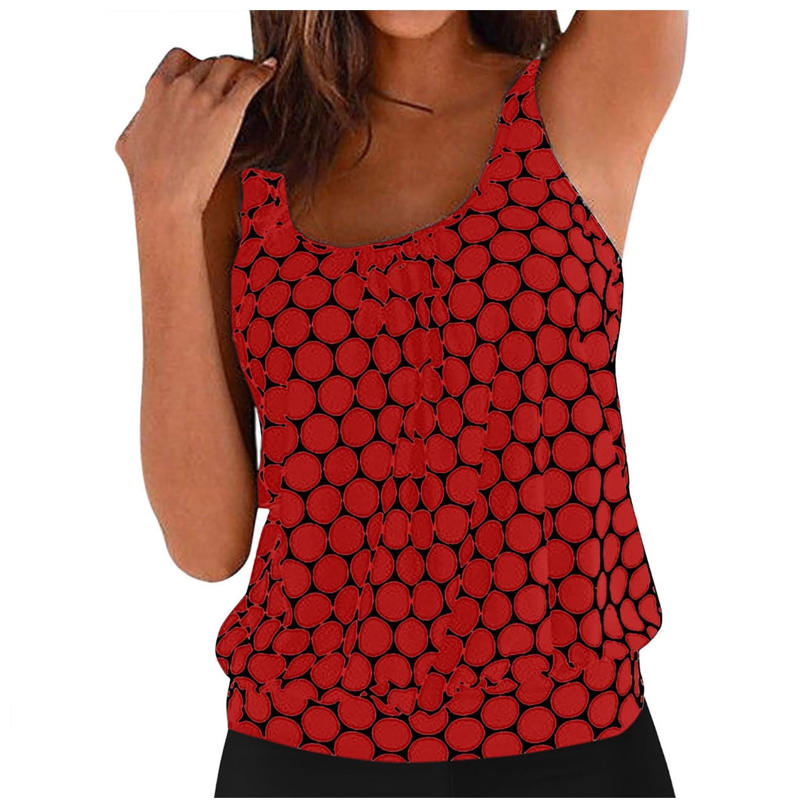 HaoXianJian Plus Size Swimsuits for Women Two Piece Bathing Suits Tank ...