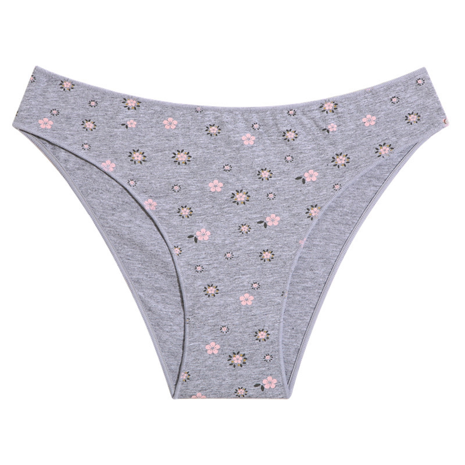 HaoXianJian Underwear for Women Cute Prints Low Rise Bikinis Brief ...