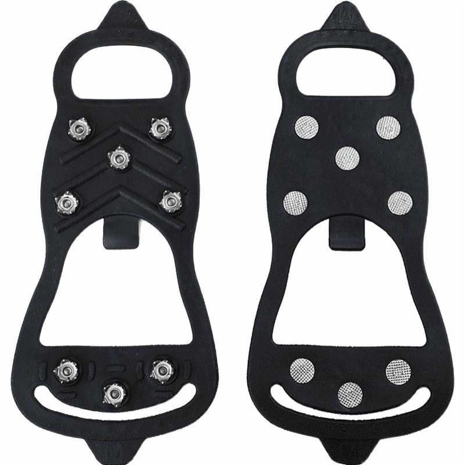 HaoXun 1 Pcs 8-Tooth Adjustable Plastic Anti-Slip Cleats Shoe Covers ...
