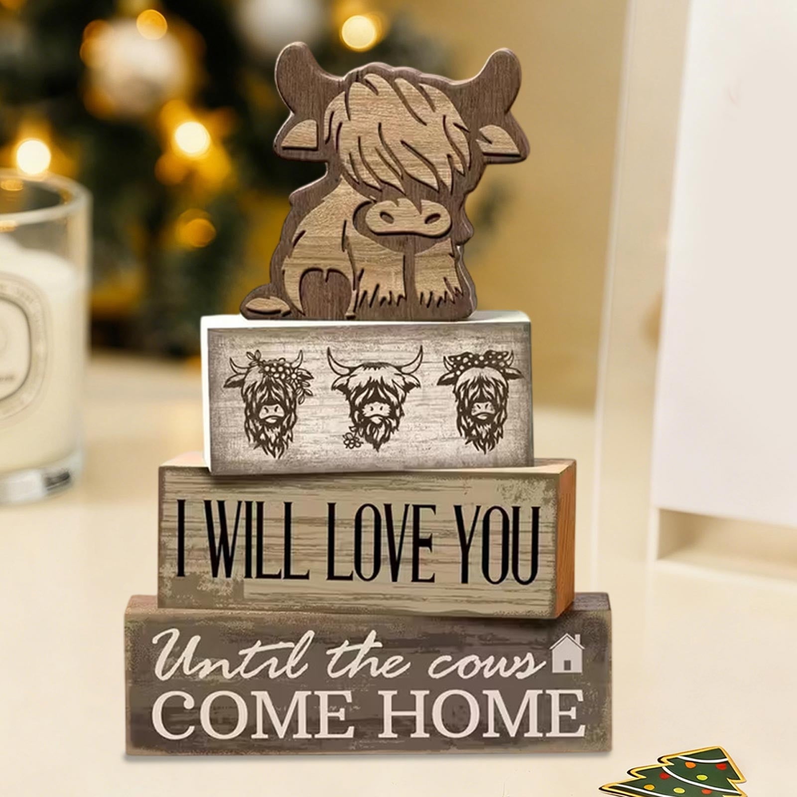 HaoXun 1 Pcs Christmas PVC Nativity Scene Table Centerpiece - Gray ...