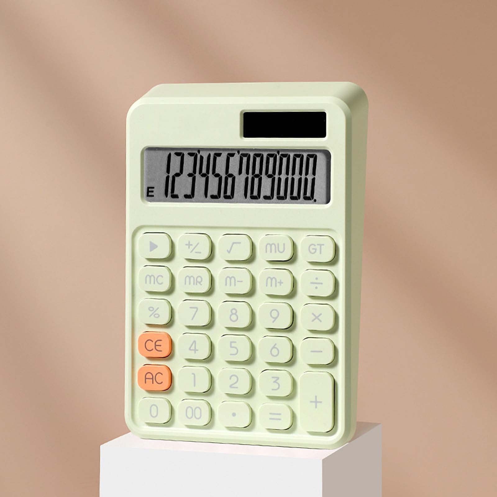 HaoXun 12-Digit Solar Calculator with Large LCD Display - Plastic ...