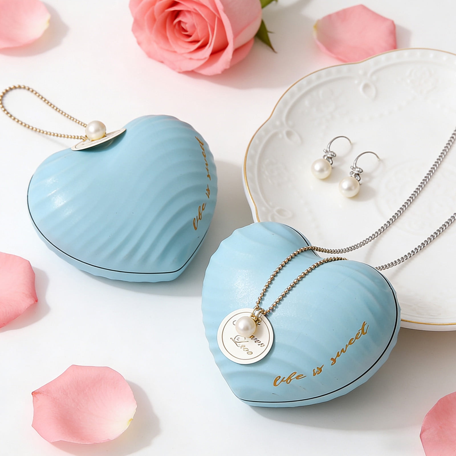 HaoXun 2 Pcs Small Iron Candy Box with Handle - Empty Candy Gift Box ...