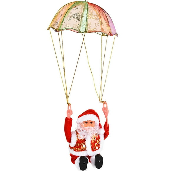 Parachuting Santa