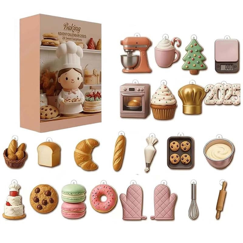 HaoXun 2025 Baking Advent Calendar - 24 Days of Personalized Holiday ...