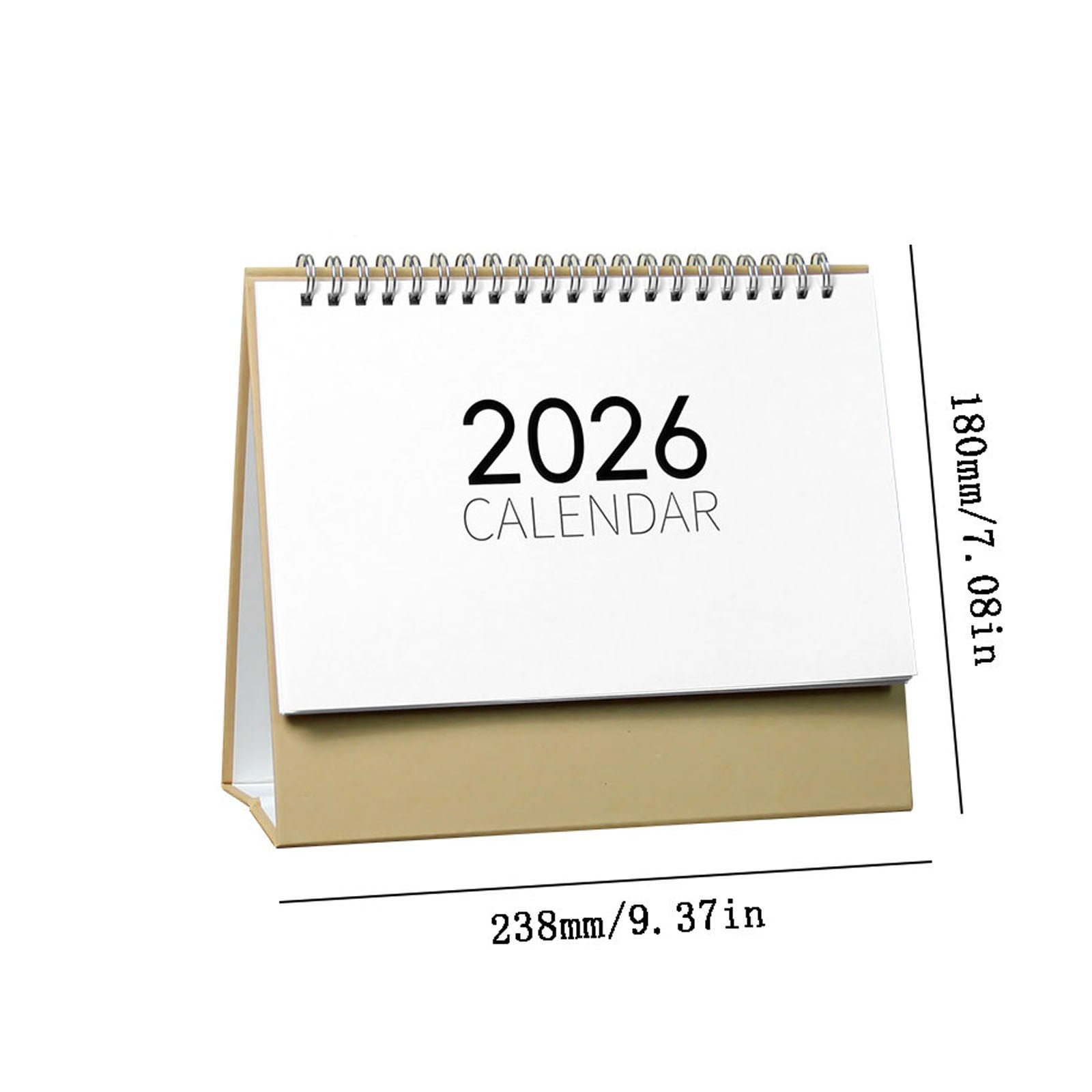 HaoXun 2026 Business Desktop Calendar - Paper Office Calendar with ...