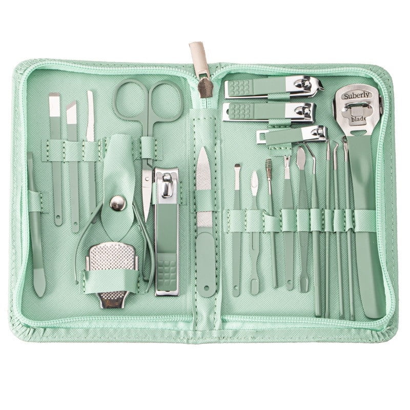 HaoXun 35 Pcs Nail Art Manicure Pedicure Set - Stainless Steel Tools in ...