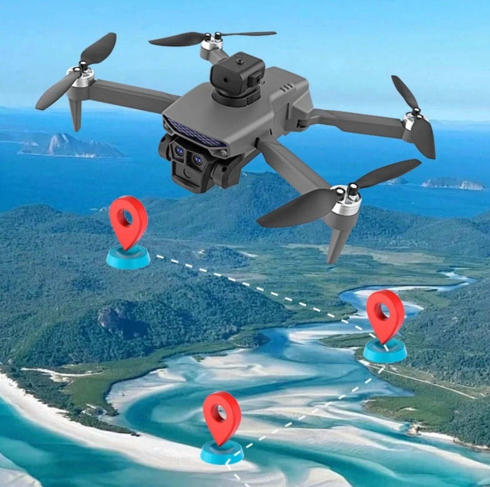 HaoXun Brushless Motor Drone with 30 Min Flight & Obstacle Avoidance ...