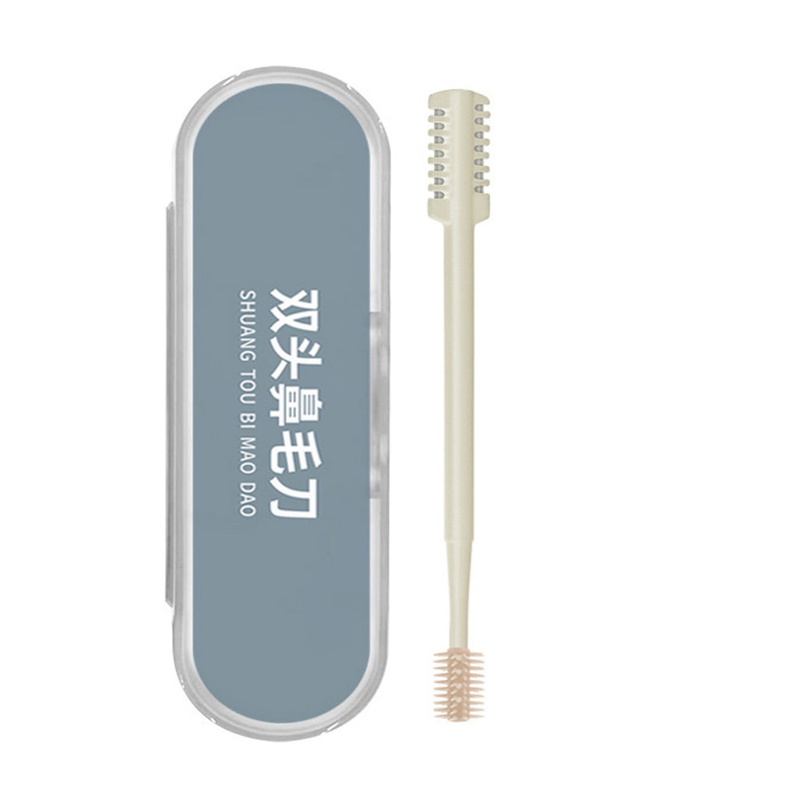 HaoXun Double-sided Double-head Stainless Steel Nose Hair Trimmer with ...