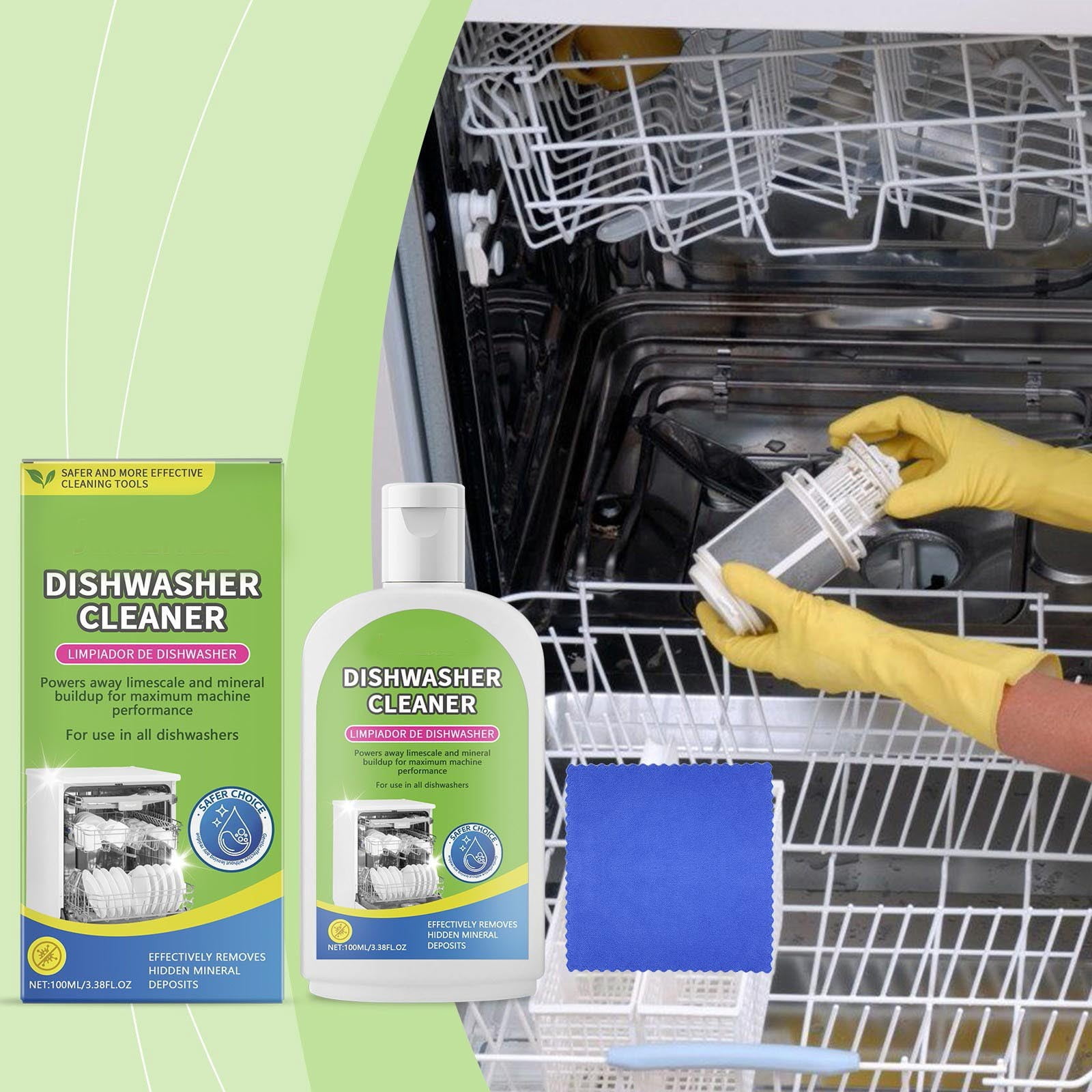 HaoXun Efficient Dishwasher Cleaner Tablets - Powerful Degreaser ...