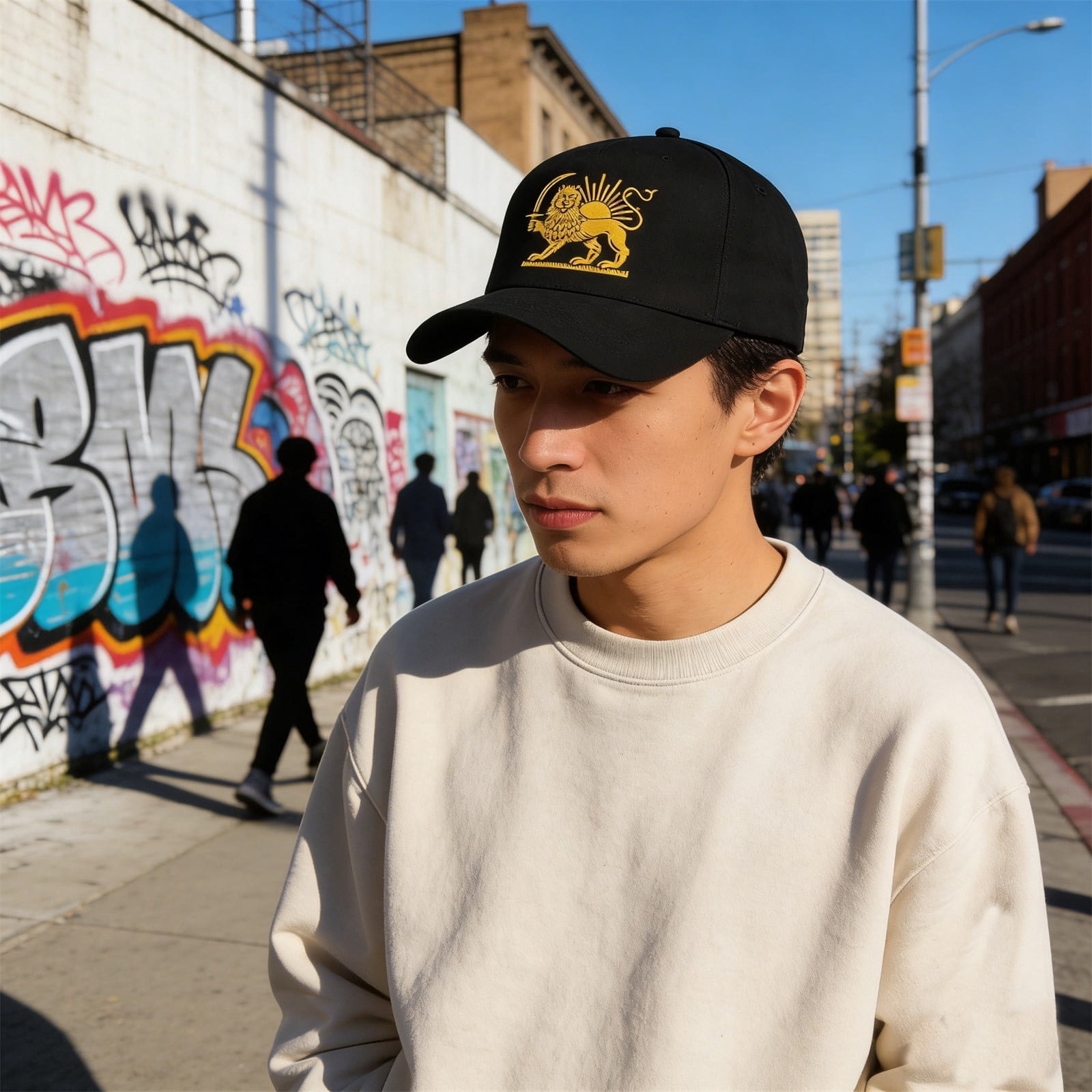 HaoXun Iranian Flag Hat - Adjustable Polyester Cap with Printed Iran ...