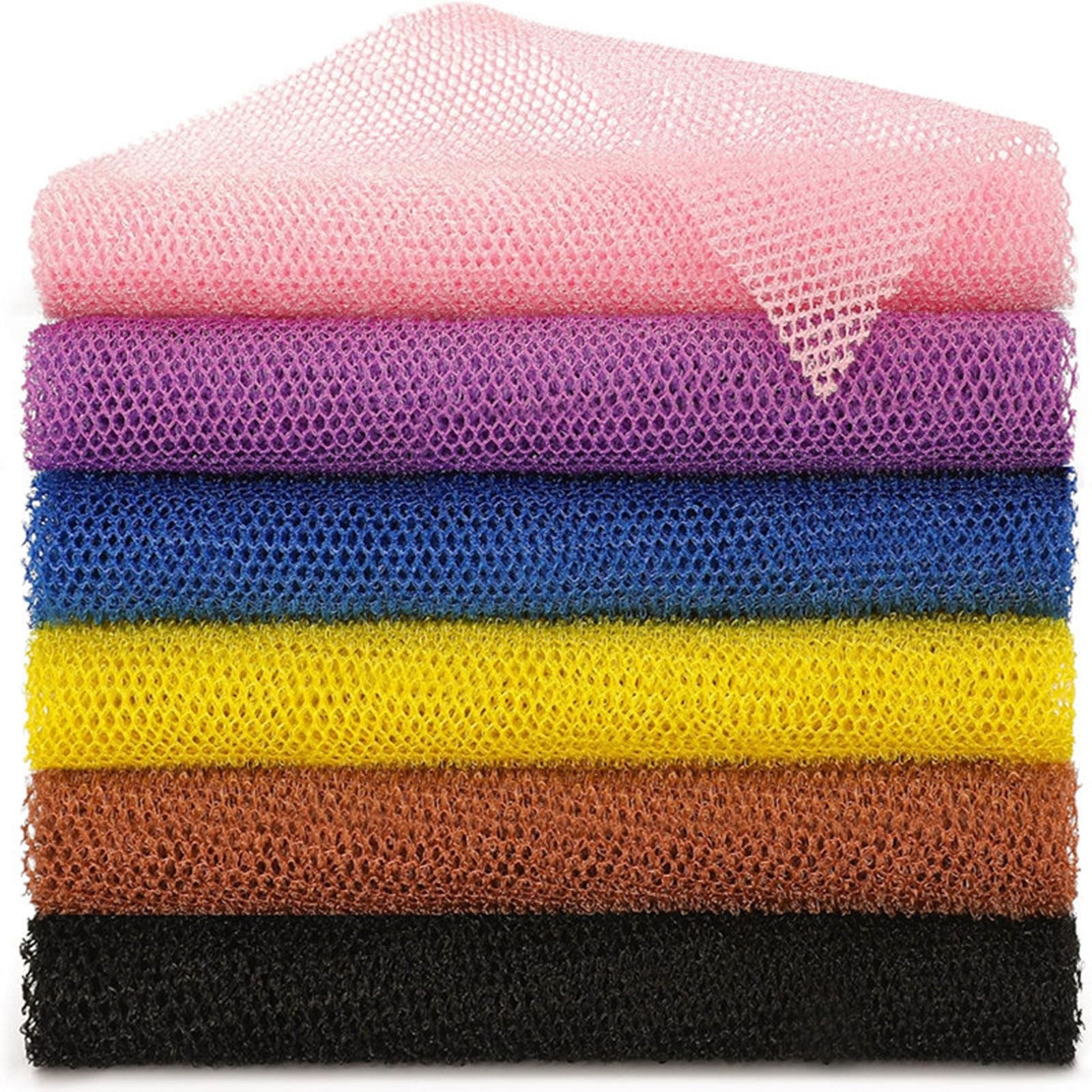 HaoXun Mesh Sponge Exfoliating Mesh Long Bath Sponge Towel Shower Mesh ...