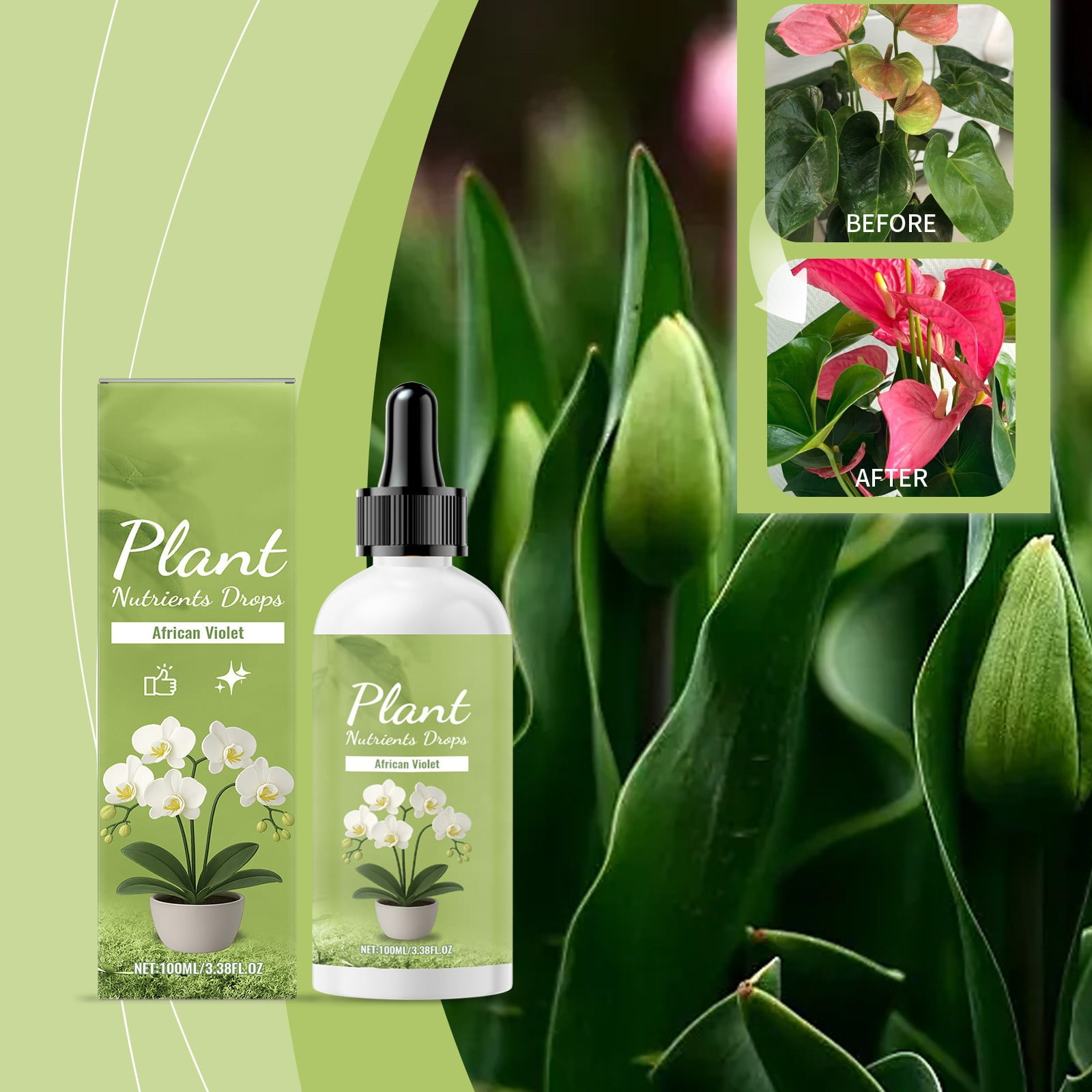 HaoXun Plant Nutrition Drops - Potted Fertilizers for Green Plants ...