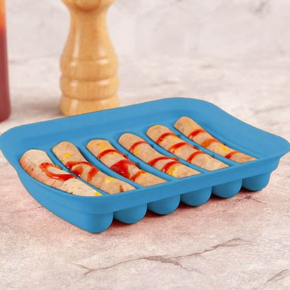 HaoXun Silica Gel Sausage Molds - Multifunctional Homemade Sausage Tray ...