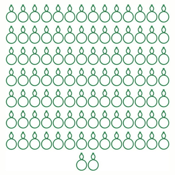 Haobase 100Pcs Plant Support Clips Garden Flower Vine Clips Vegetables ...