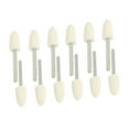 Haobase 12Pcs Mandrel Mounted White Conical Felt Point Polishing Tool ...