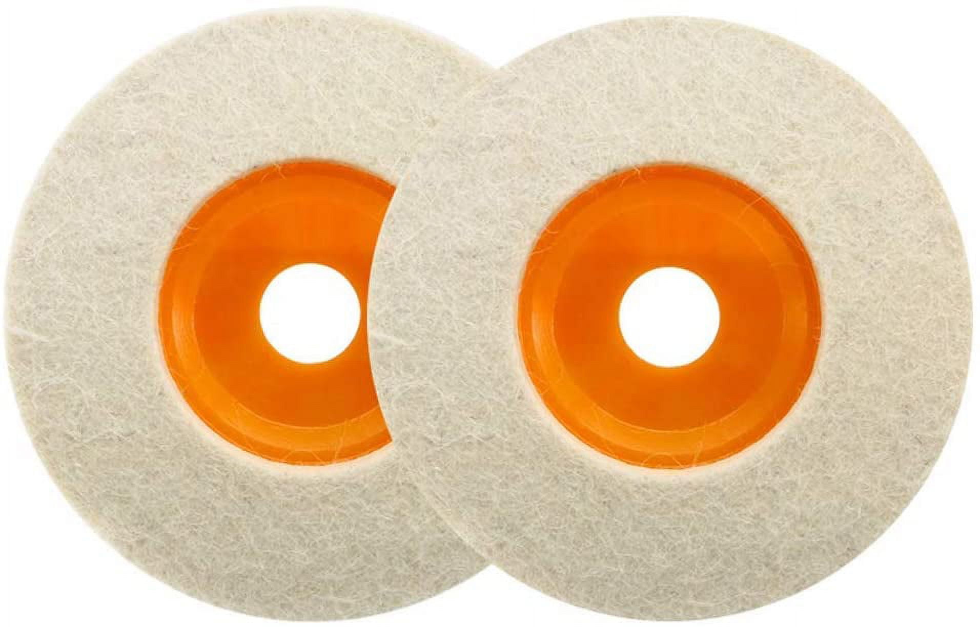 Haobase 2 PCS 4' 100mm Wool Buffing Angle Grinders Wheel Felt Polishing ...