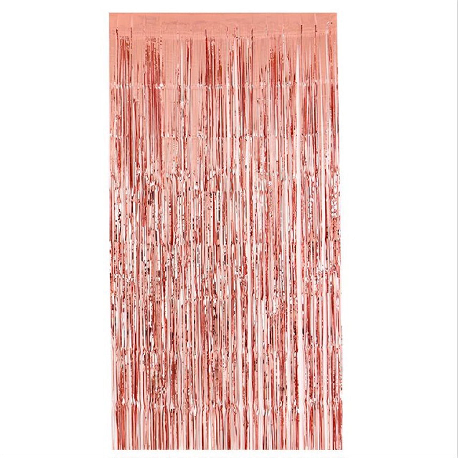 Rose Gold Tinsel Curtain