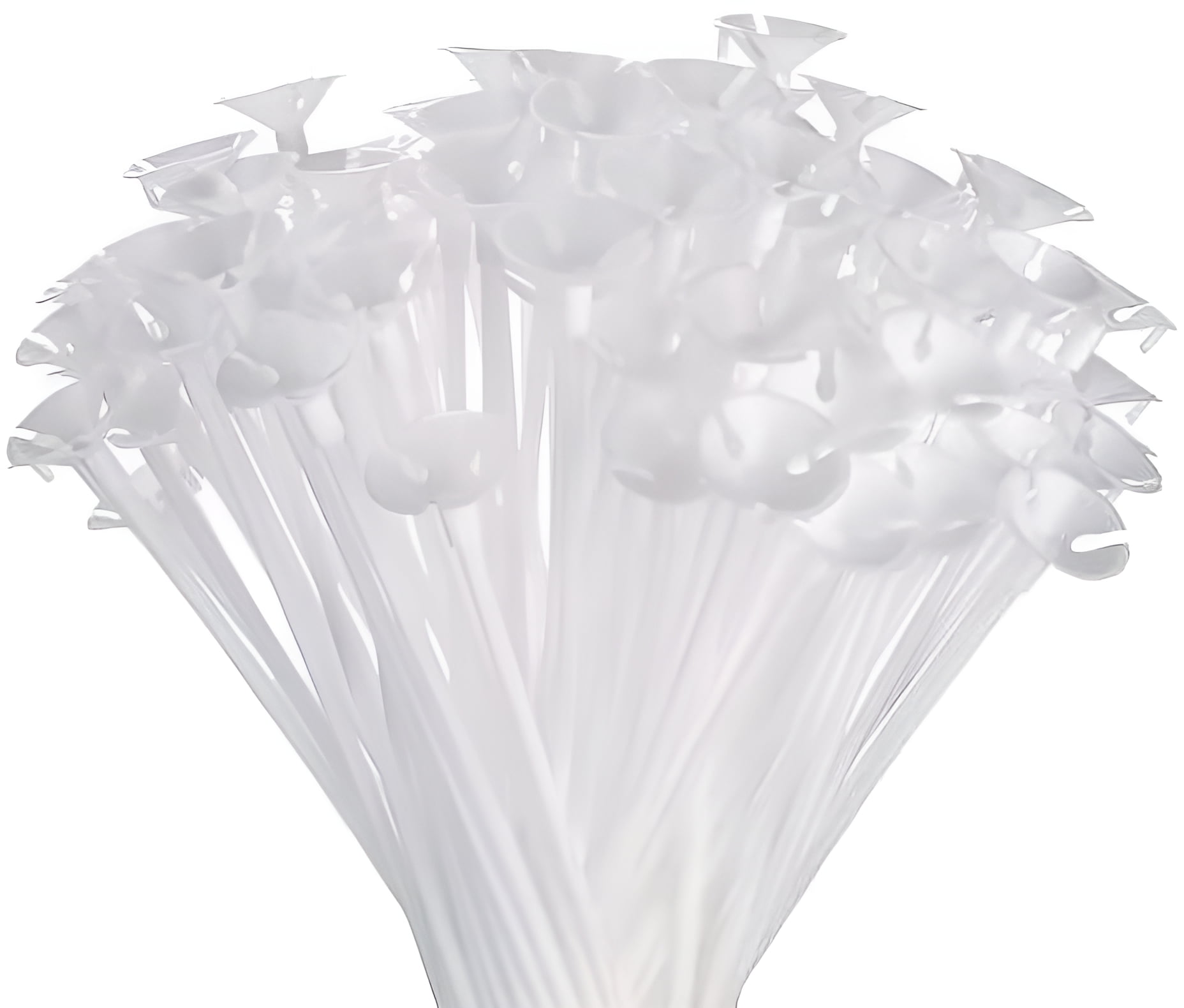 Haobase 50 Pcs Balloon Stick 32cm Hand Balloons Holder with Cups for ...