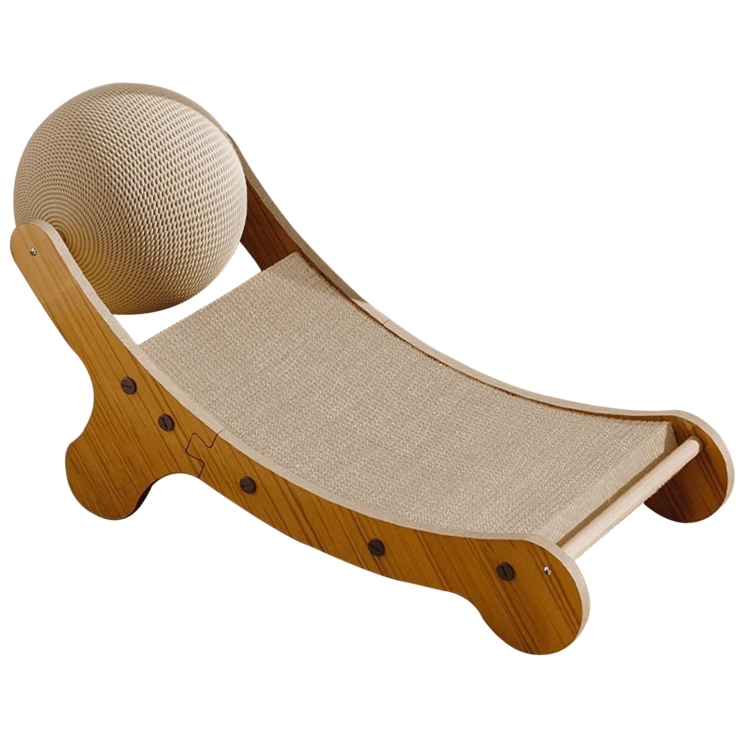 Haobase Cat Scratch Chair, Grinding Scratch Sleep 2-in-1 Cat Scratch ...