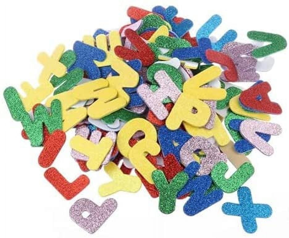 Haobase Colorful Glitter Foam Letter Stickers, 168 Count - Walmart.com