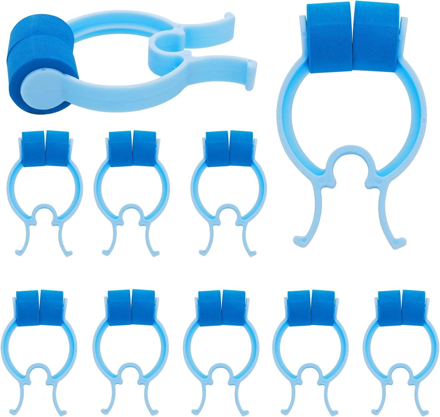 Haobuy 16 Pieces Nose Stop Clips, Nose Bleed Stopper Swimming Nose Clip ...