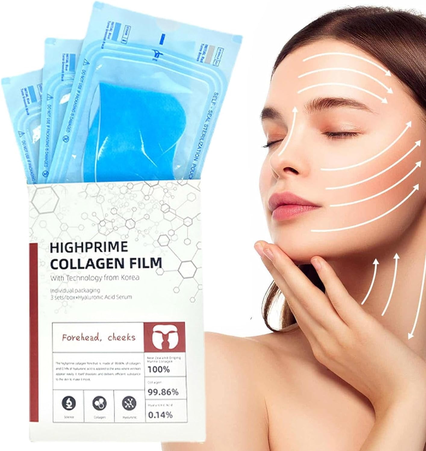 Haobuy Melting Collagen Film Set for Lifting Hydrolyzed Collagens Spray ...